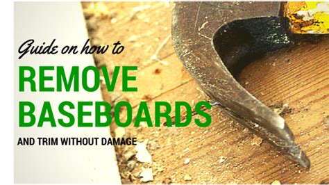 How To Remove Baseboards And Trim Without Damage INGENUITY AT WORK