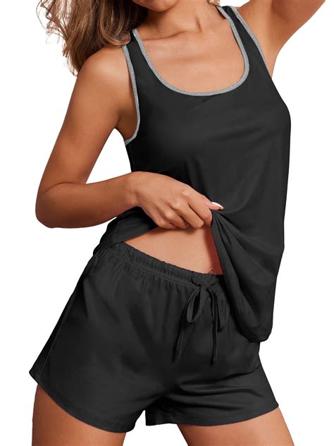 Avidlove Womens Pajamas Sets Soft Tank Top And Shorts Set Sleeveless