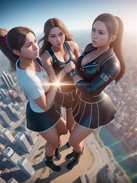 Giantess Schoolgirls Ai Art By Girlenlarger On Deviantart