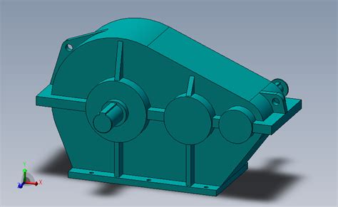 Zqjzq系列减速机solidworks 2014模型图纸下载 懒石网