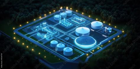 A Digital Map Displays Methane Gas Infrastructure And Biogas Plants With Specific Leak