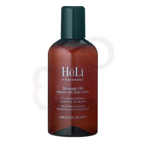 Hēli Essential Oil Massage Oil Infused With Hello Libido Aceite Par