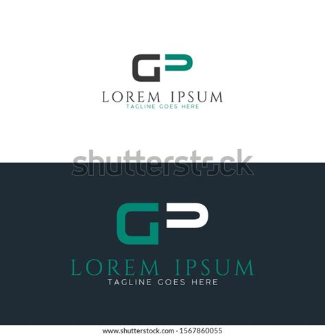Initial Letter G P Logo Template Stock Vector Royalty Free 1567860055