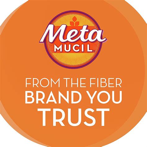Metamucil Fiber Supplement Gummies 72 Count Sugar Free Orange Flavor