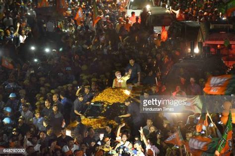 Narendra Modi Roadshow In Varanasi Photos And Premium High Res Pictures