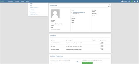 Profile Settings Disciple Tools