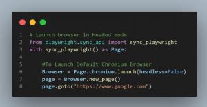 Working With Browser Launch In Playwright
