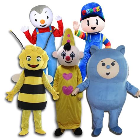 Bumba Brothers Mascot Kostuum Pipo Clown Mascotte Kostuum Mascotte Wandelen Acteur Pak Cosplay