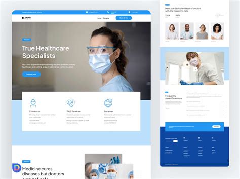 medical divi landing page uxdivitemplates