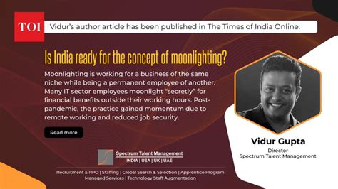 Swati Raina On Linkedin Is India Ready For The Concept Of Moonlighting