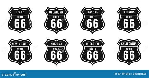 Interstate Route Sign Set International Road Signs Interstate Roads