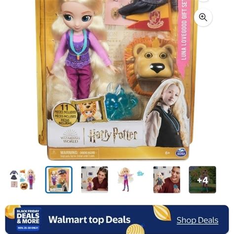 Mattel Toys Mattel Luna Lovegood Doll With Purple Outfit And