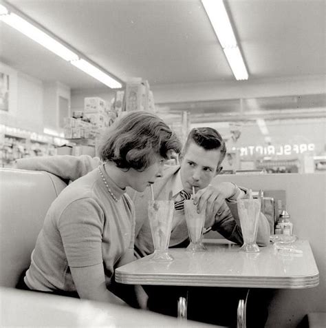 At The Malt Shop 1950s 1950s Aesthetic Vintage Couples Vintage
