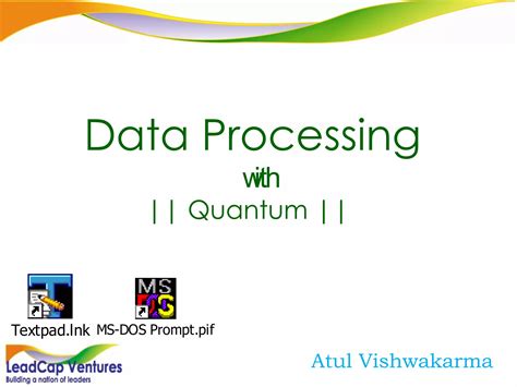 Data Processing Using Quantum Ppt Computing Technology And Computing