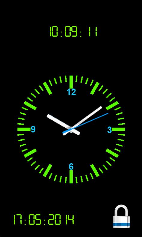 Analog Clock Screen Lock Amazon Co Uk Appstore For Android Artofit