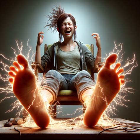 Elies Feet Being Electrocuted By Tjcyber47 On Deviantart