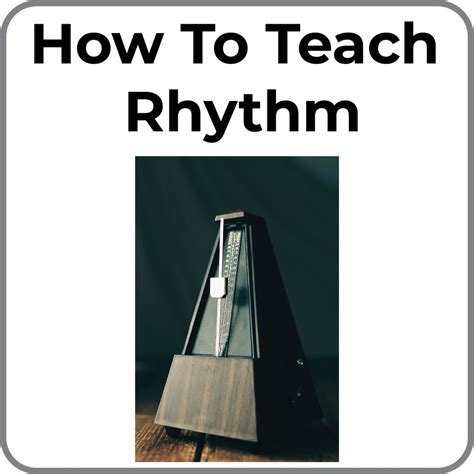How To Teach Rhythm To Beginner Music Students