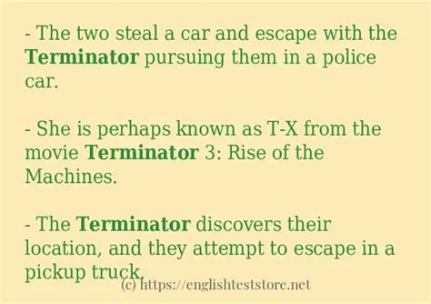 Terminator Use In Sentences Englishteststore Blog