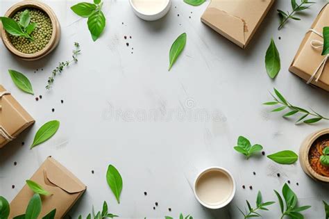 Sustainable Packaging Eco Friendly Paper Solutions Ai Generated Stock