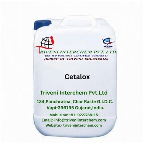 Cetalox in Balitha, Valsad, Triveni Interchem Private Limited (Group Of ...