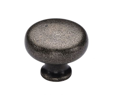 Heritage Brass Rpw117 Round Cabinet Knobs Rustic Pewter Cabinet