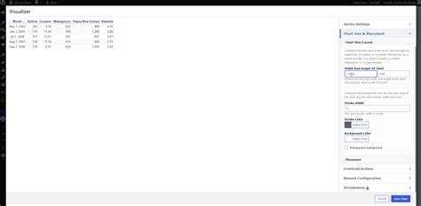 table chart documentation visualizer library themeisle docs