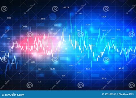 Stock Market Chart Business Graph Background Financial Background