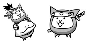 The Battle Cats Ninja Frog Cats Cursor Games Cursors Sweezy