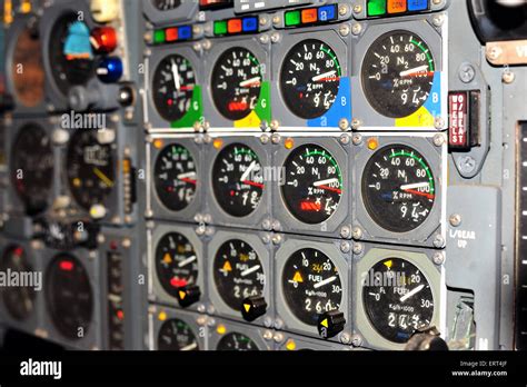 Instruments Dials And Buttons Inside The Prototype Cockpit Created