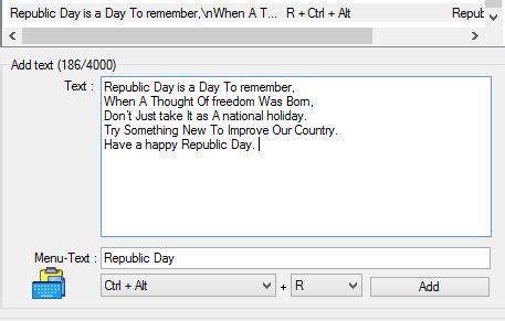 Quicktextpaste Lets You Paste Pre Defined Text Using Keyboard Shortcut