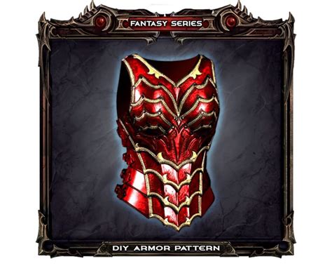 Fantasy Female Breastplate Pattern Pdf And Tutorial Leather
