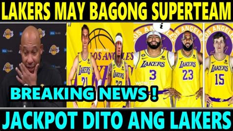 JUST IN Lakers JACKPOT Sa BAGONG SUPERTEAM Na MABUBUO Ni ROB PELINKA