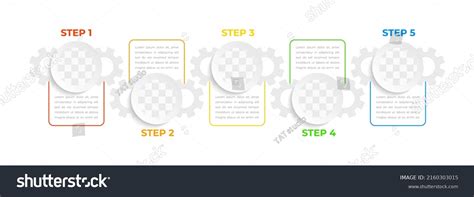 Technology Infographic Chart Design Template Abstract Stock Vector