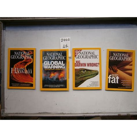 全友二手書店~八里店 工具書~英文版《national Geographic ~2004年4本合售 》│ 00 蝦皮購物