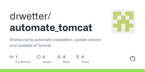 github drwetter automate tomcat shellscript to automate installation