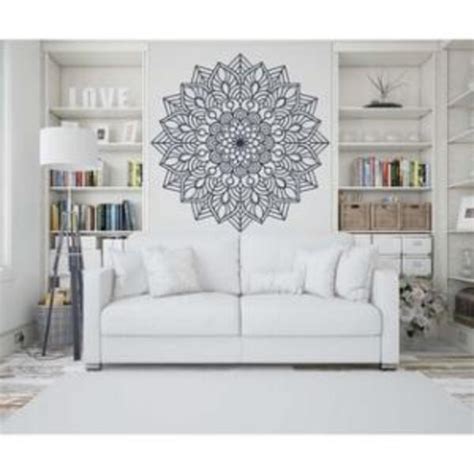 Adesivo De Parede Mandala Mod 13 Medidas50 X 50 Cm Leroy Merlin