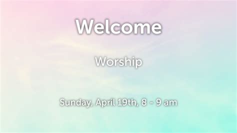 04 19 2020 Worship Faith Lutheran Church 8 Am Youtube