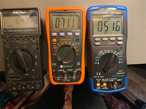 3 Dmms 3 Different Hfe Readings Same Transistor Why Is This Happening R Askelectronics