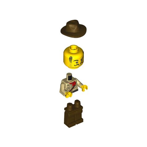 Lego Jungle Explorer With Fedora Hat Minifigure Brick Owl Lego