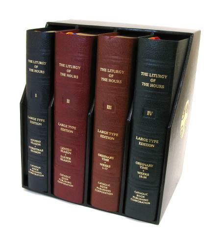 Liturgy Of The Hours 4 Volume Set Large Print Leather 709 13