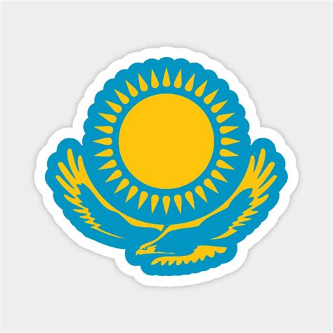 Kazakhstan Flag Magnet Express Your Love For Kazakhstan