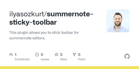 Github Ilyasozkurtsummernote Sticky Toolbar This Plugin Allows You