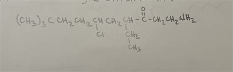 Solved Draw A Line Angle Structure For This Molecule