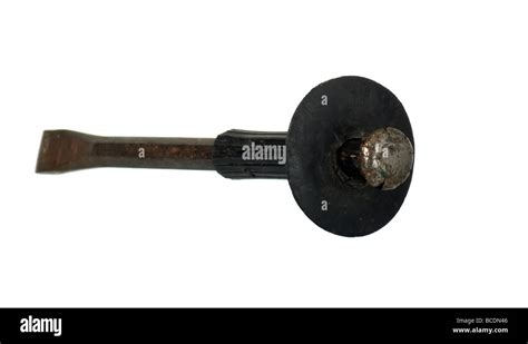 Tool Which Helps To Split Hard Material Stock Photo Alamy