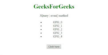 Jquery Even