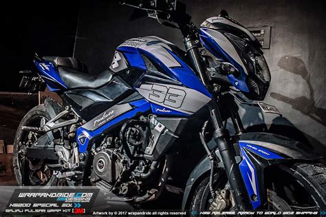 Bajaj Pulsar Ns 200 Limited Edition Wrapdecal Kit All Pulsar Ns 200