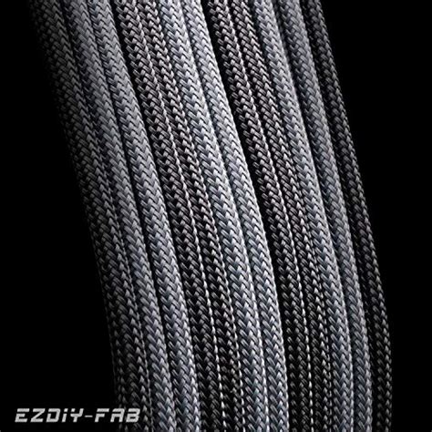 Ezdiy Fab Psu Cable Extension Kit Sleeved Cable Custom Power Supply Sleeved Extension Awg