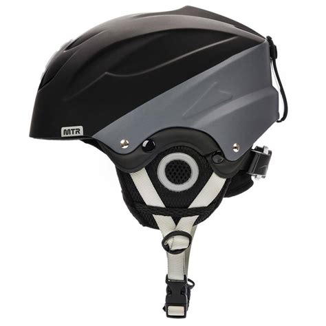 Kask Narciarski Meteor Lumi M Cm Czarny Szary Sport Sporty Zimowe Kaski Narciarskie