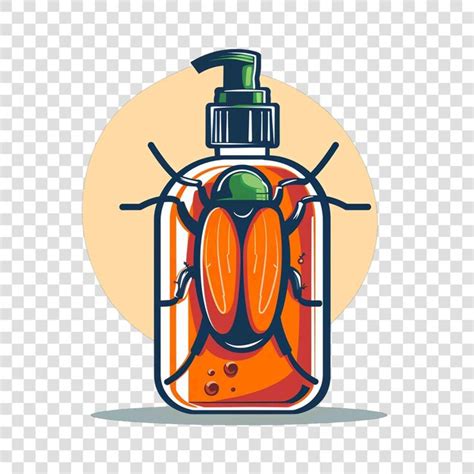 Bug Spray Transparent Background Vector Elementon Transparent Background Premium AI Generated PSD