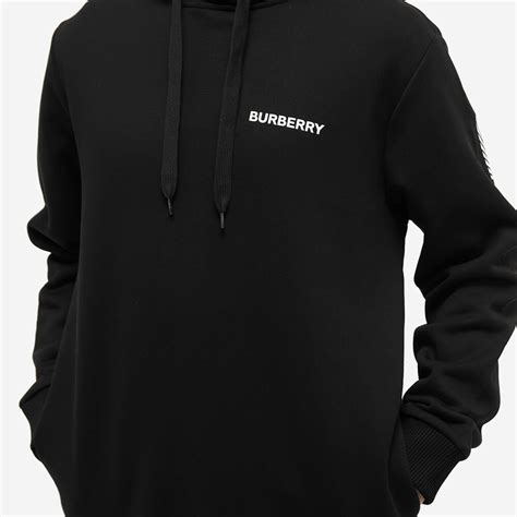 Burberry Mens Avondale Ekd Hoody In Black Burberry